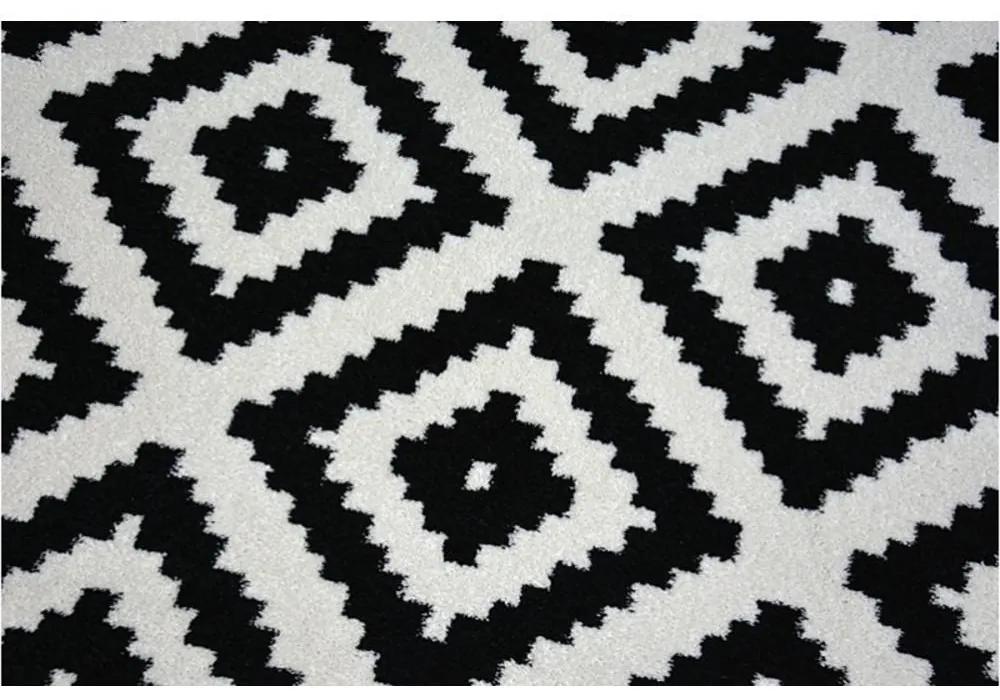 Kusový koberec Estel černý 60x100cm