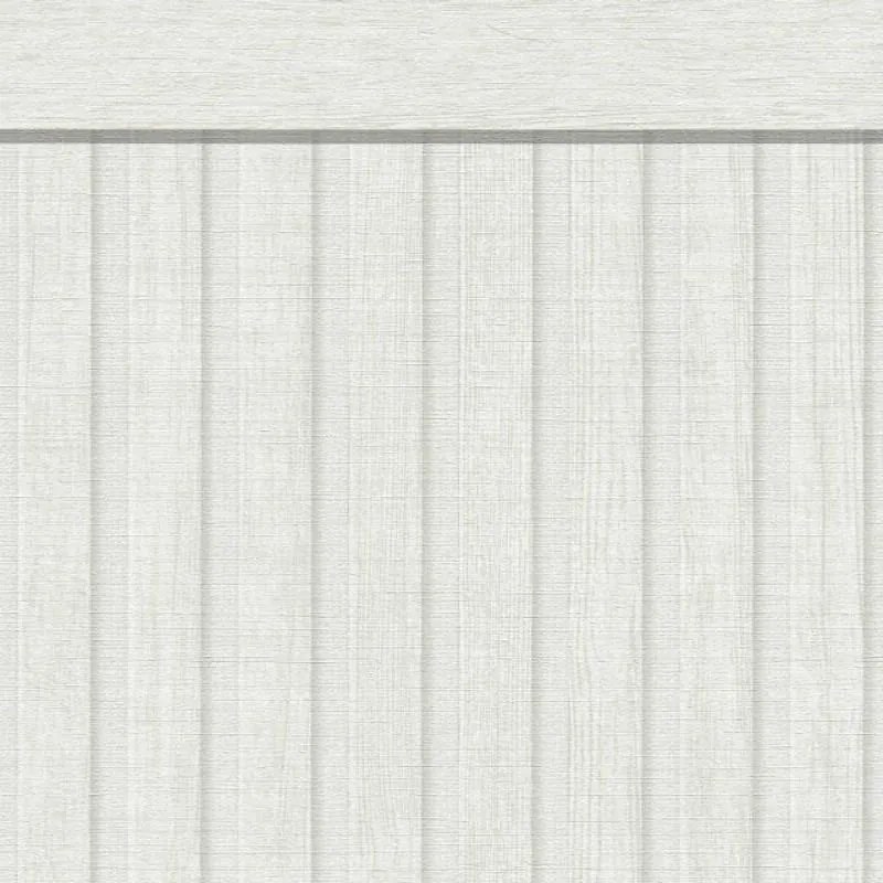 Vliesové fototapety - stěnový panel 39744-3, rozměr 500 cm x 106 cm, lamely dřevo bílé, A.S. Création