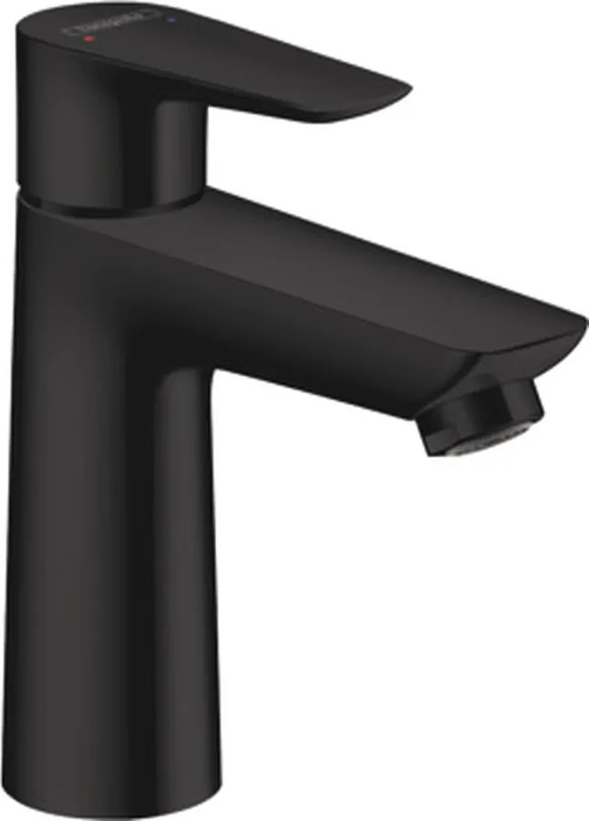 Hansgrohe Talis E, umyvadlová baterie 110 bez odtokové soupravy, černá matná, 71712670