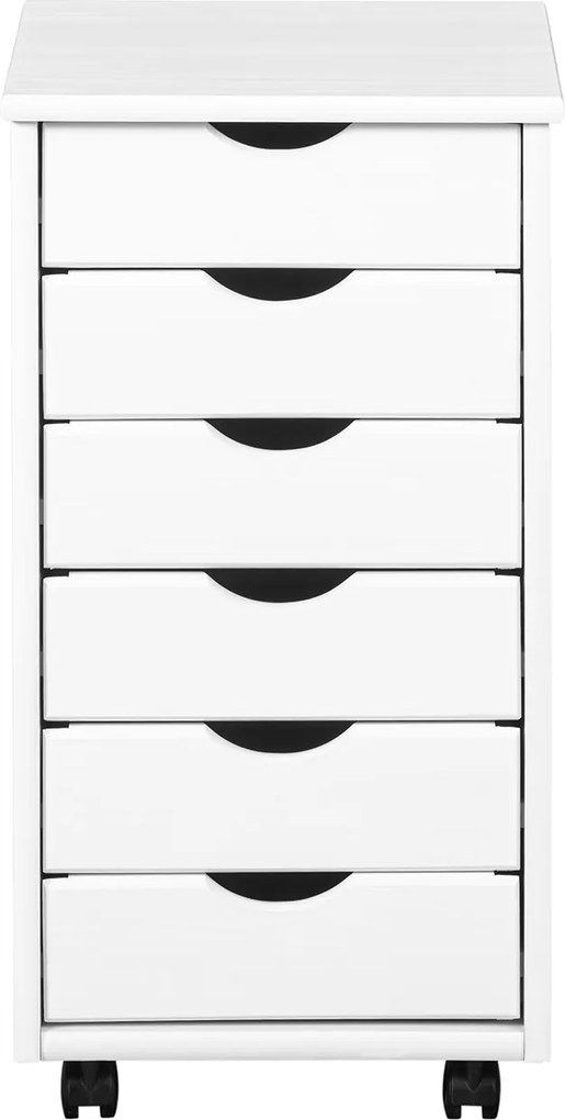 Idea Kontejner 391 6 zásuvek Provedení: Bezbarvý lak