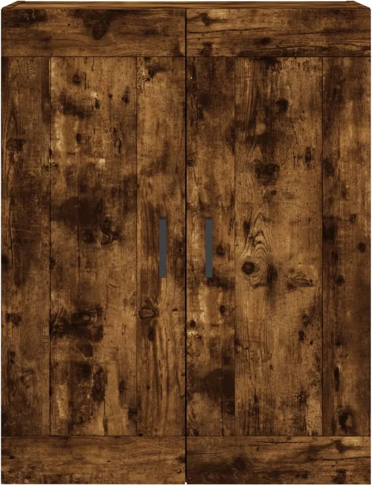 Skříň highboard kouřový dub 69,5 x 34 x 180 cm kompozitní dřevo 3200006
