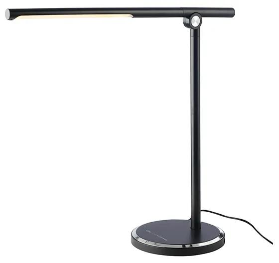 ACA DECOR Stolní LED lampa Degas CCT, černá