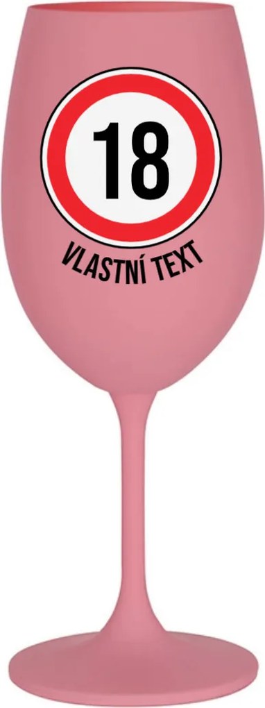 Personalizovaná sklenice - narozeninová dopravní značka
