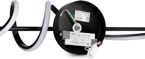 ONLI - LED Nástěnné svítidlo TWIST LED/25W/230V 4000K černá