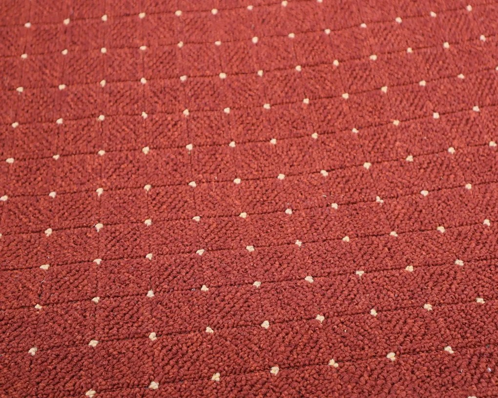 Condor Carpets, AKCE: 300x300 (průměr) kruh cm Kusový koberec Udinese terra kruh, oranžová, chodba / předsíň