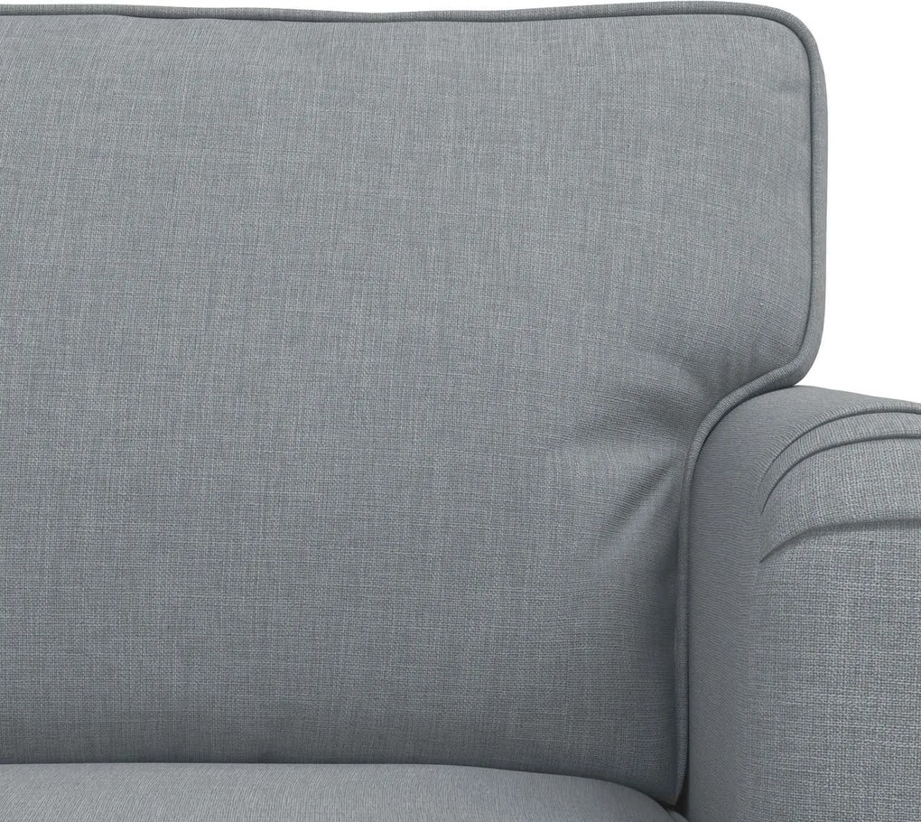 Set pohovek 2 ks Světle šedá textil 3407604