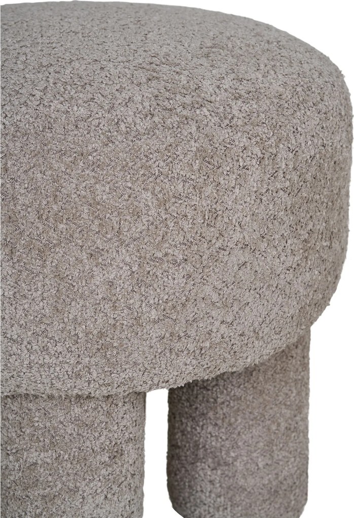 House Nordic Pouf PERTH světle šedý