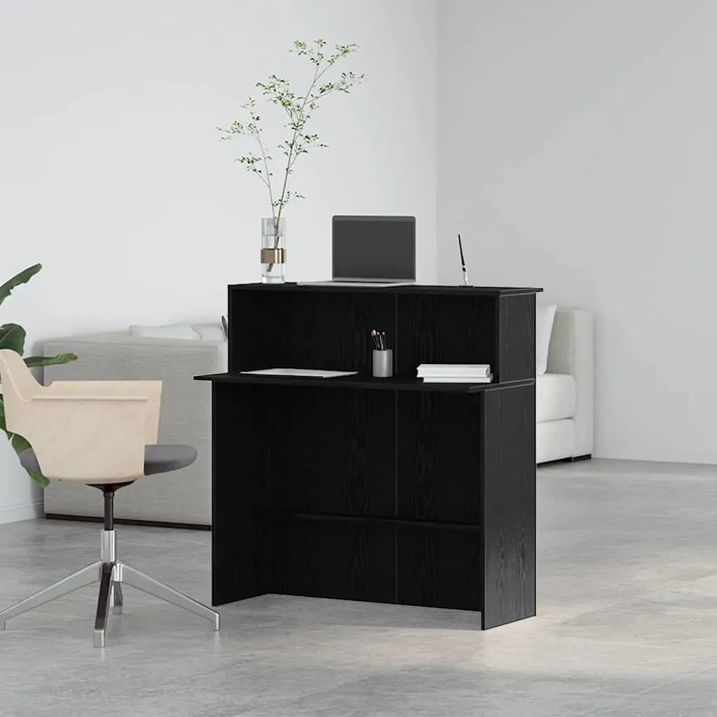 vidaXL Recepční stůl 100x50x103,5 cm kompozitní dřevo [859029] Barva: dub artisan