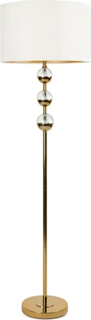 Stojací lampa ALISON 1 02 zlatá / bílá