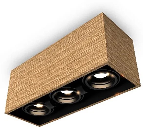 Dřevěné bodové svítidlo woodLED tripleSPOT Mini  Dřevěné bodové svítidlo woodLED tripleSPOT Mini Dřevodekor: Dub Světlý, Teplota chromatičnosti: 4000…