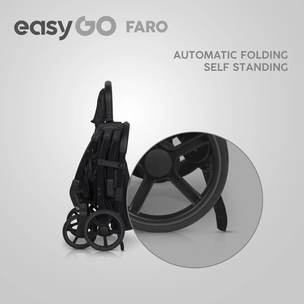 Sportovní kočárek EasyGo Faro Ebony Black