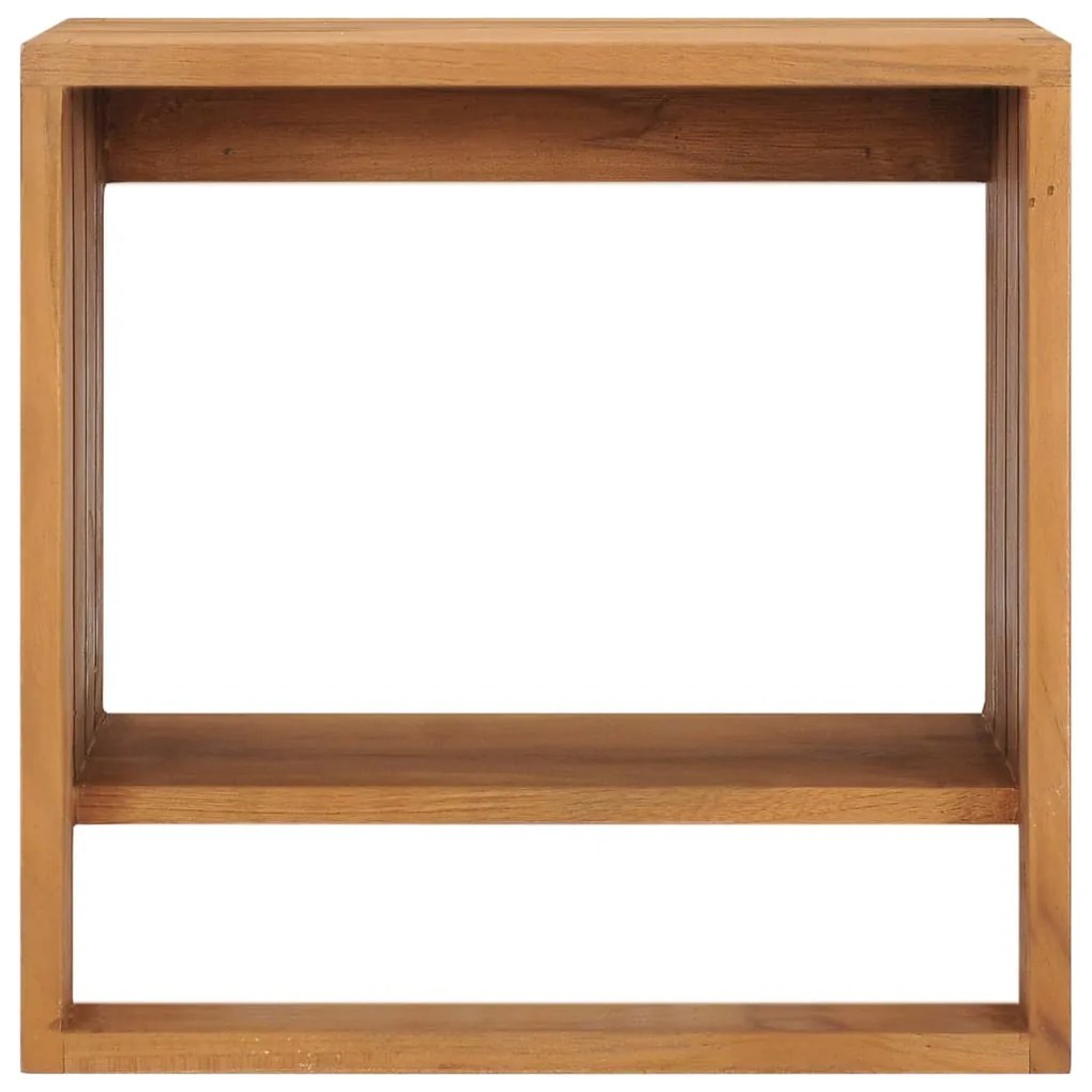 Nástěnný Věšák Na Ručníky 35 X 20 X 35 Cm Masivní Teakové Dřevo