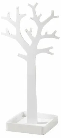 Stojan na šperky ve tvaru stromu Compactor – bílý plast