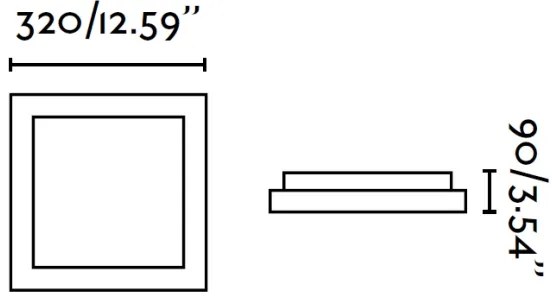 FARO 62969 - Koupelnové stropní svítidlo TOLA 2 2xE27/20W/230V IP44
