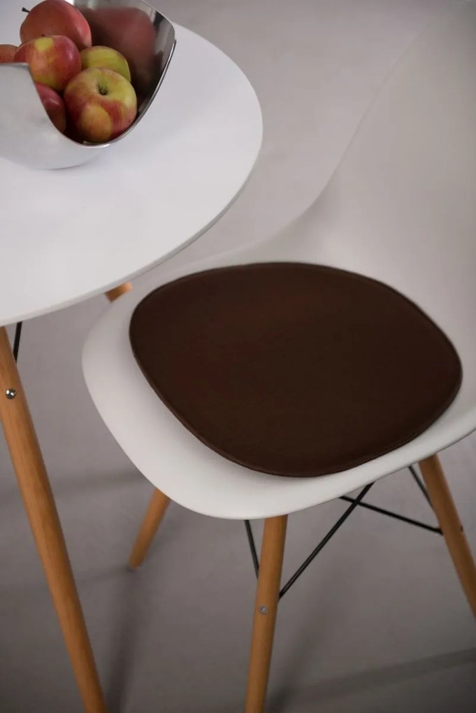 Design2 Polštář na židle SIDE CHAIR hnědý