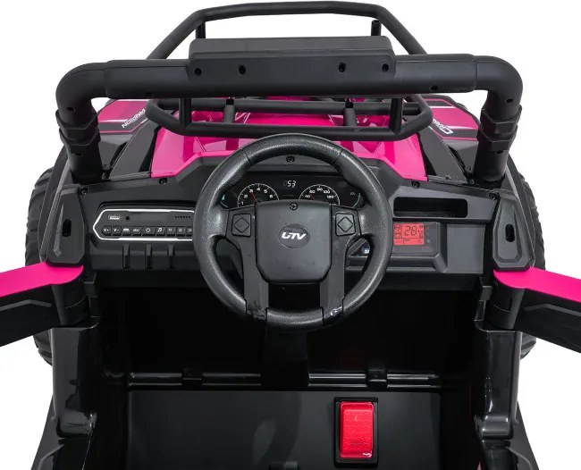 Elektrické terénní autíčko UTV LIFT růžové
