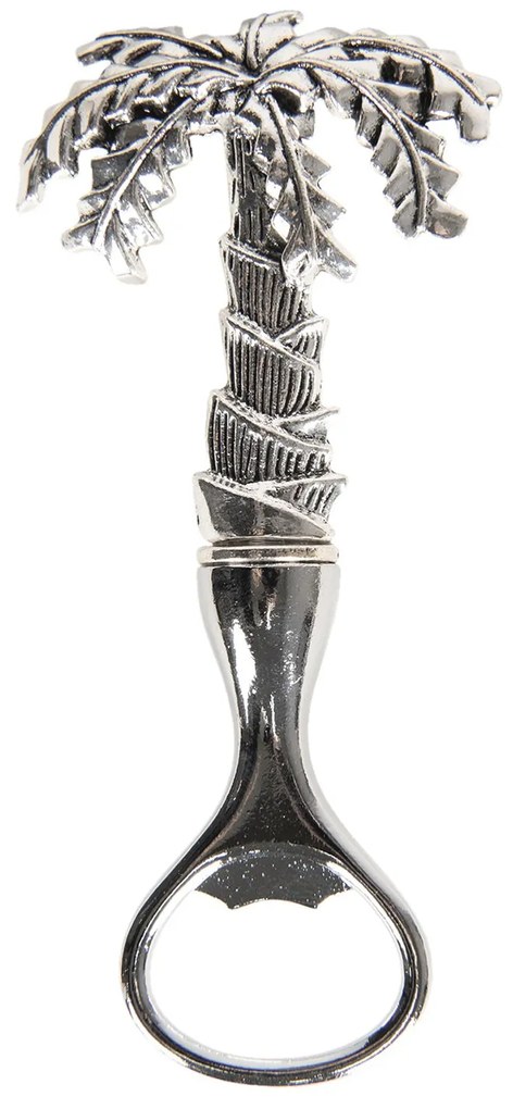 Stříbrný kovový otvírák na láhve Palma - 7*3*14 cm
