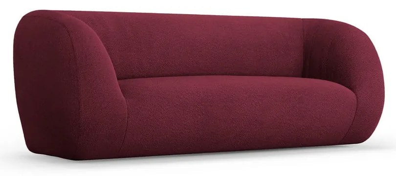 Vínová pohovka z textilie bouclé 210 cm Essen – Cosmopolitan Design