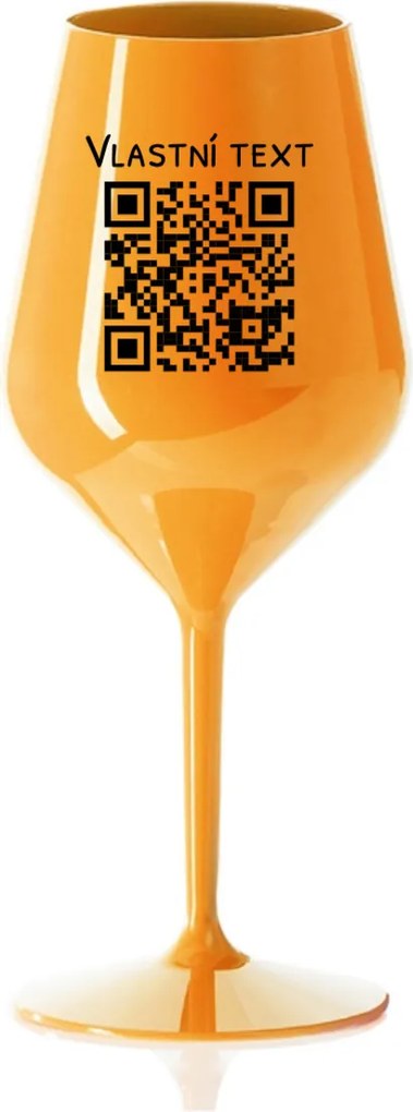 Personalizovaná nerozbitná sklenice s QR kódem
