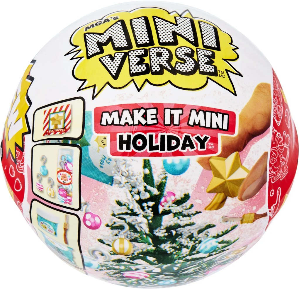 Mga mga's miniverse mini food občerstvení vánoční série