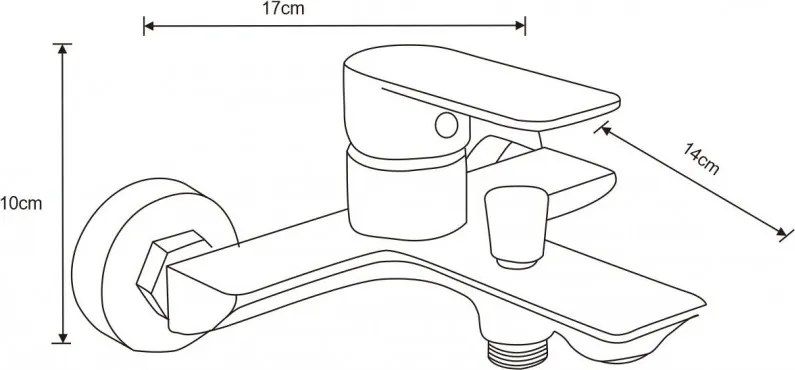Mexen Alfa vanová baterie, černá - zlatá, 745730-75