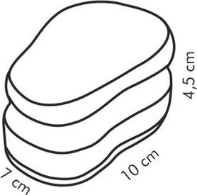 TESCOMA Kuchyňské houbičky CLEAN KIT, 3 ks, na jemné povrchy