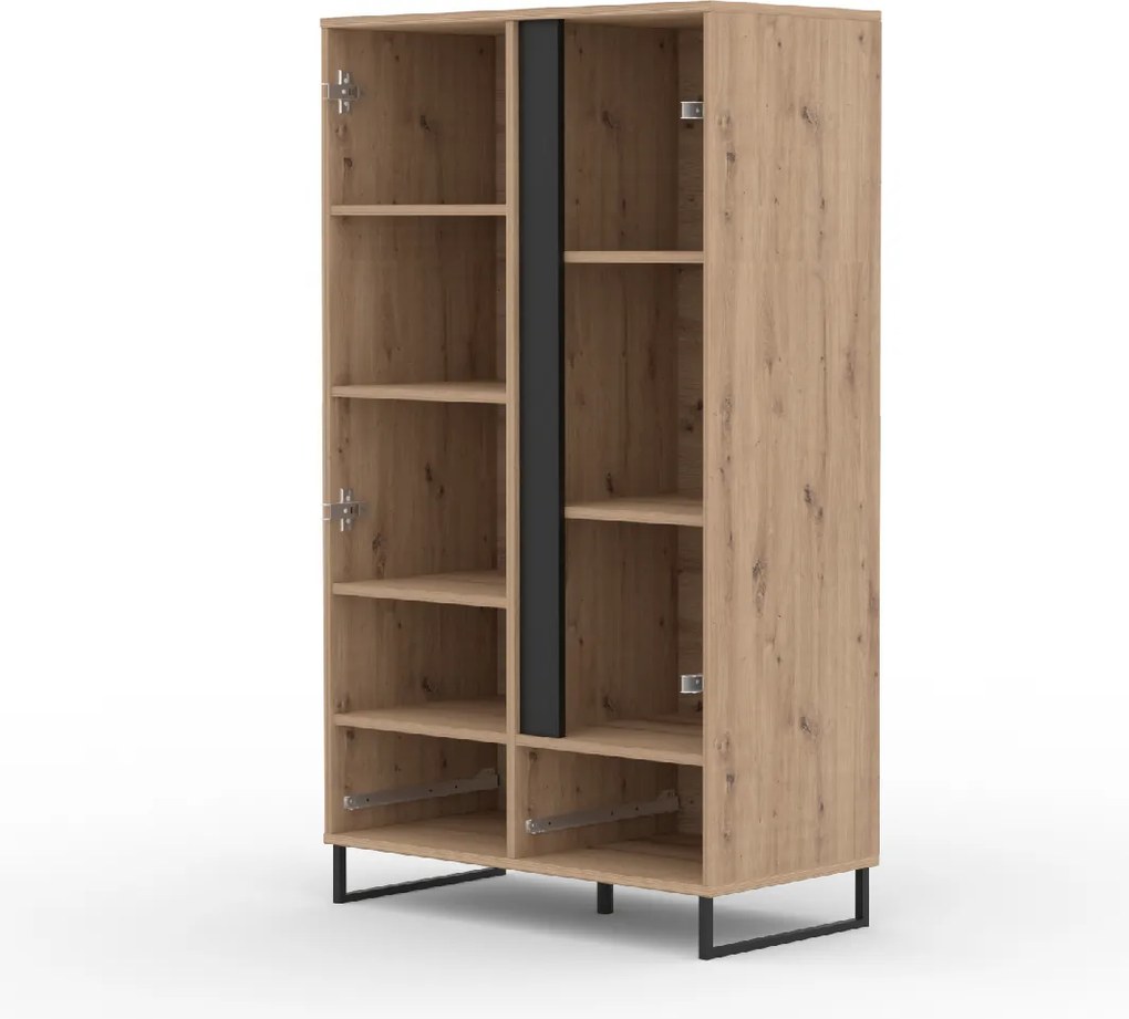 ADRK Furniture Nízká vitrína ARIA SHC-ARI-80-A_B