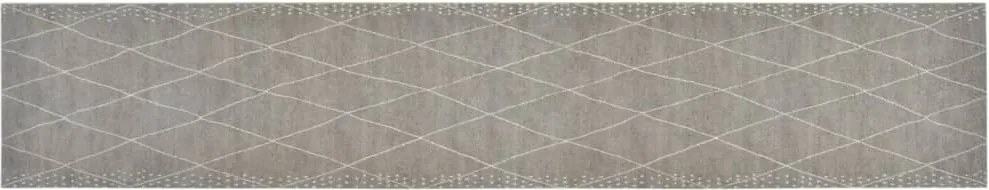 Kuchyňský koberec omyvatelný Kosočtverce 60 x 300 cm samet 136566