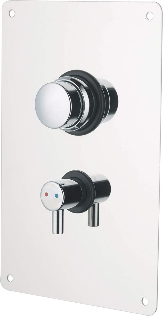 Deante Shower mixer, self-closing, concealed - with temperature control