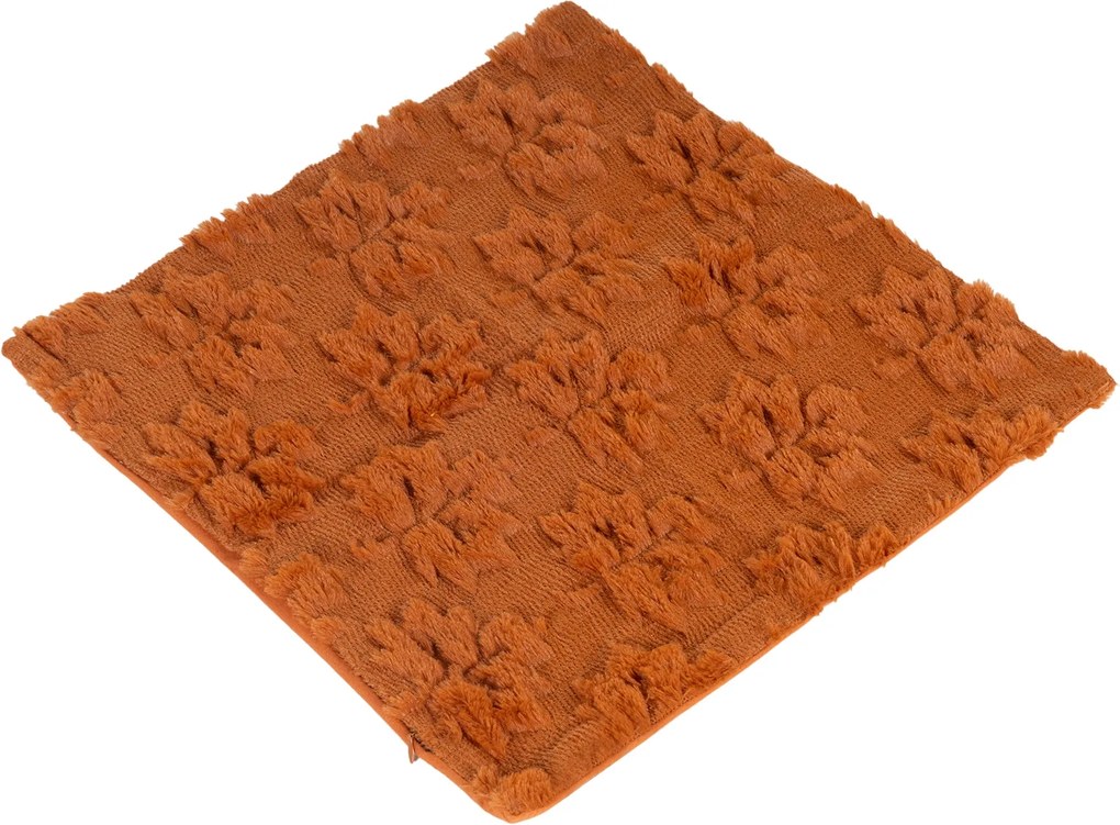 Sinsay - Povlak na polštář s motivem listů - oranžová