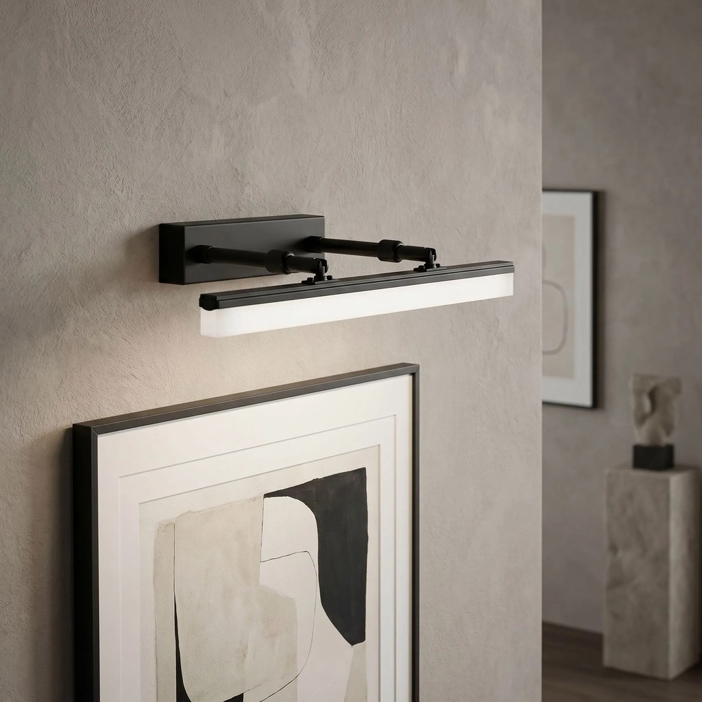 Toolight Rea, Koupelnové nástěnné LED svítidlo APP1878-1W 40cm BLACK, OSW-66033