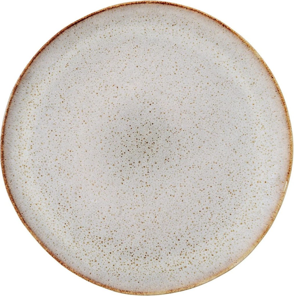 Snídaňový talíř Sandrine 22 cm světle šedý
