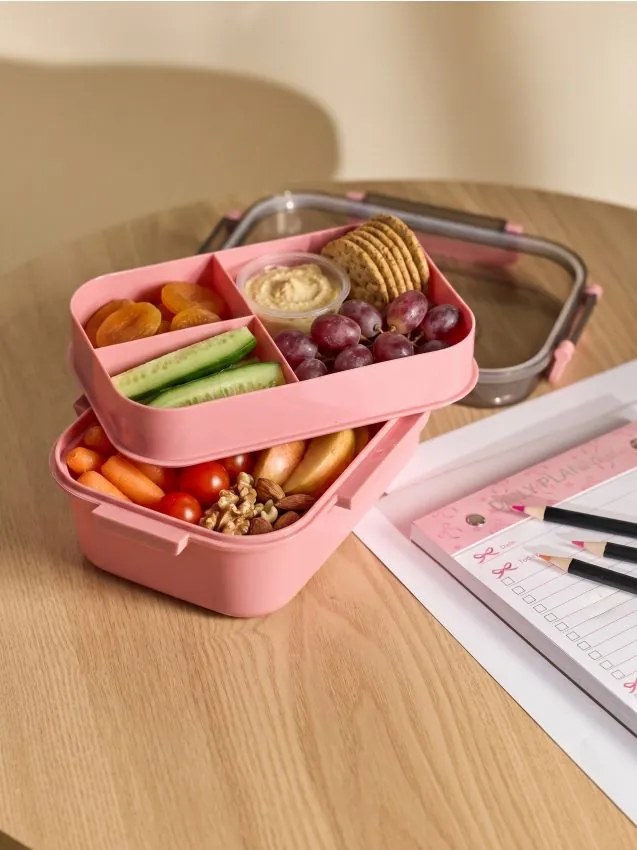 Sinsay - Lunch box s přihrádkami - růžová