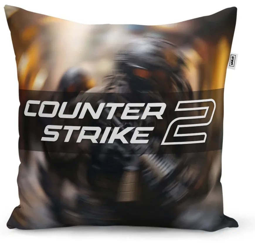 Sablio Polštář Counter Strike 2 Voják - 40x40 cm