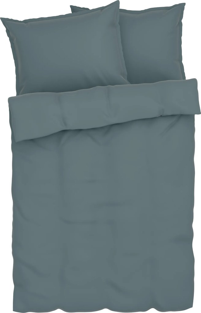 Livarno home Saténové ložní povlečení, 220 x 240 cm, 70 x 90 cm (šedá)