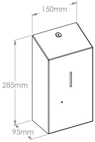 Automatický dávkovač pěnového mýdla Stella Automatic, matný nerez
