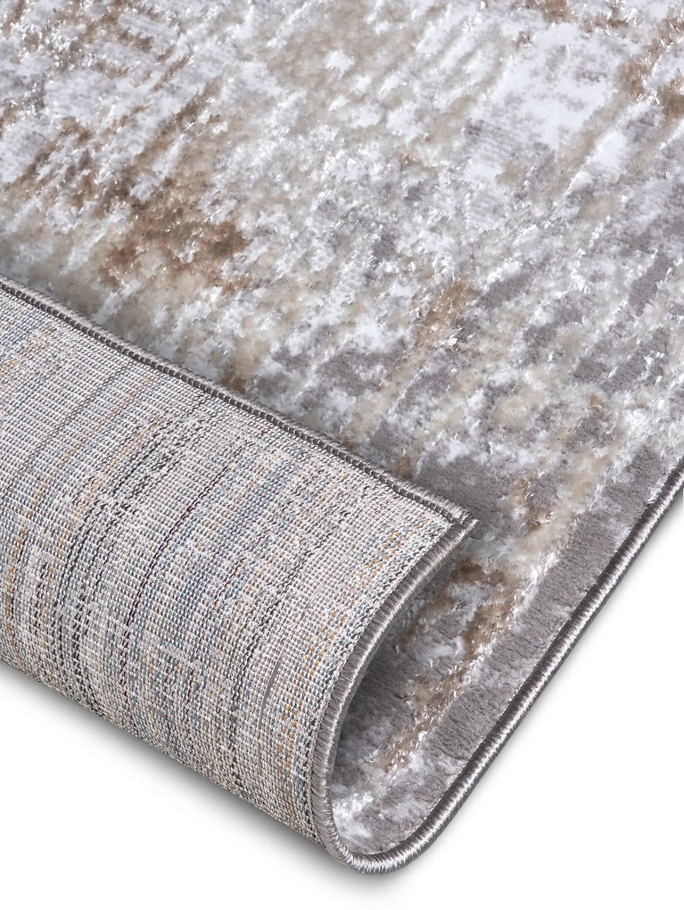 Hanse Home, Kusový koberec Shine 105925 Abstract Cream Grey, 200x280, šedá, ložnice