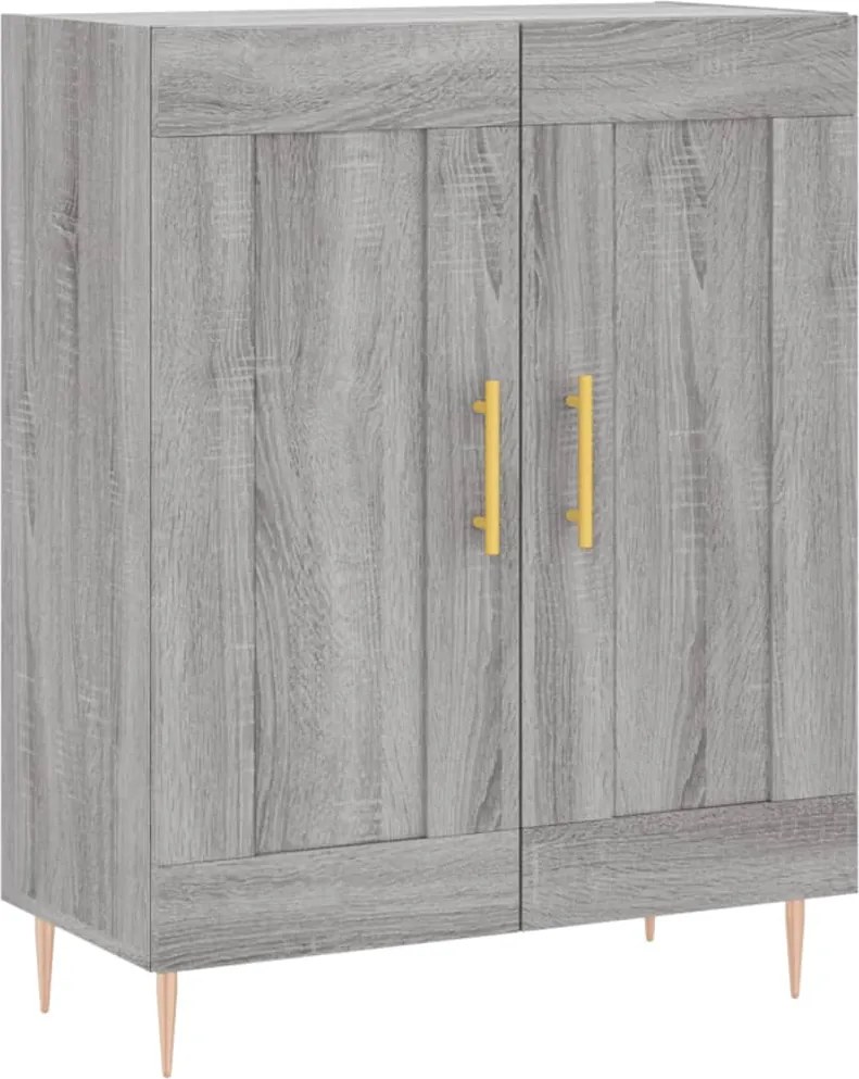 Skříň highboard šedá sonoma 69,5 x 34 x 180 cm kompozitní dřevo 3198335