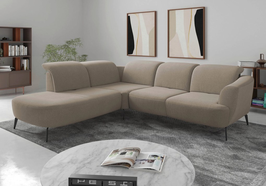 XXXLutz ROHOVÁ SEDAČKA, textil, béžová Sit & More - Sedací soupravy - 000144018596