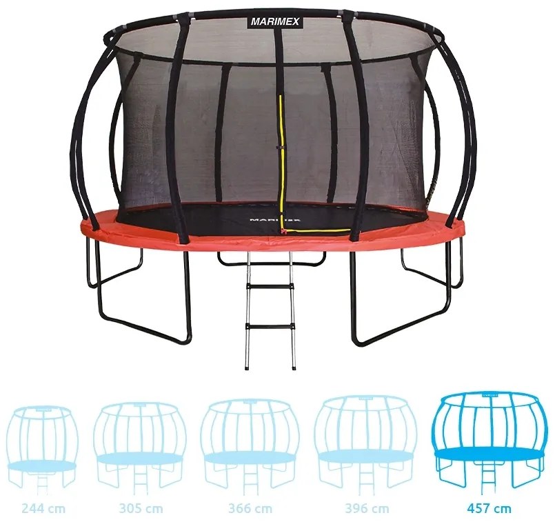 Marimex Premium 457 cm + vnitřní ochranná síť + žebřík