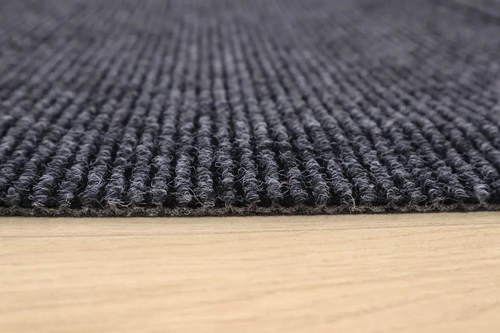 Spoltex, Protiskluzový běhoun na míru Rekord 802 šedá, šíře 80 cm, šedá, chodba / předsíň