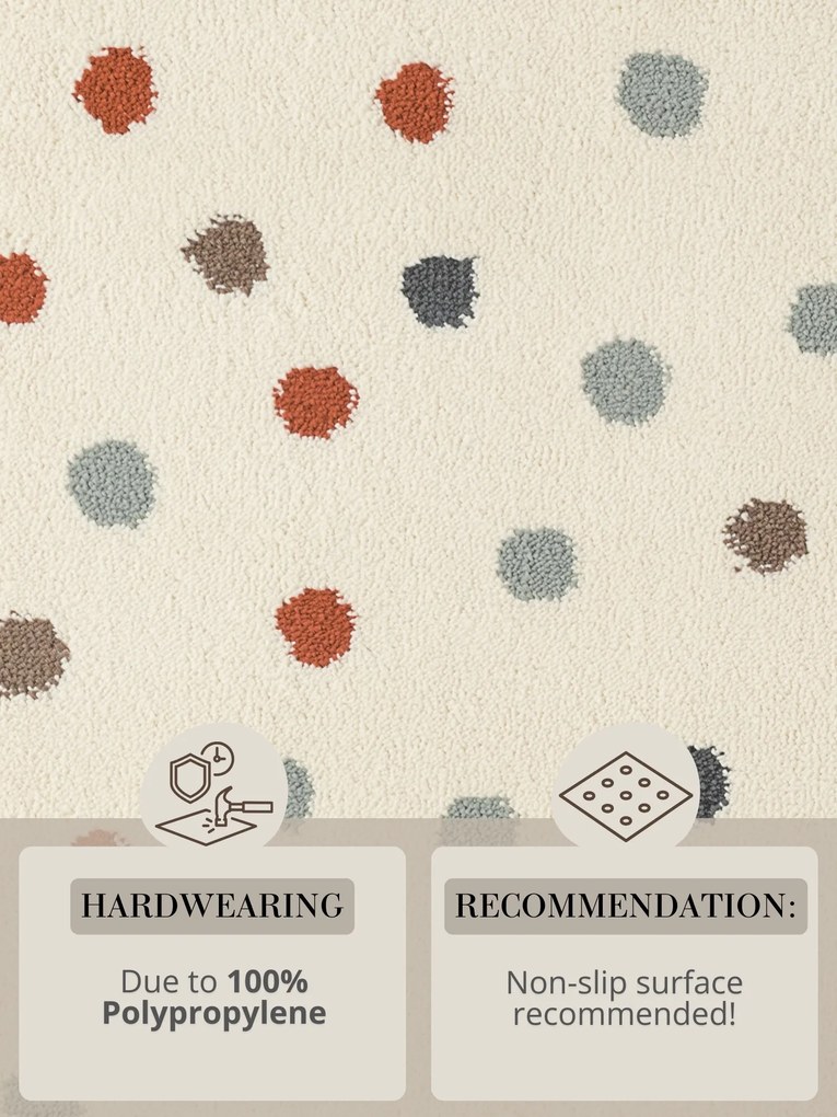 Hanse Home, Dětský koberec Adventures 106411 Cream Multicolor, 120x170, vícebarevná, dětský pokoj