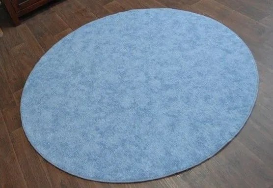MAXMAX Kulatý koberec SERENADE - světle modrý