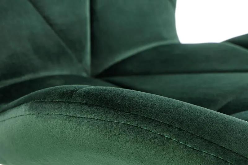 HALMAR K453 židle tmavě zelená