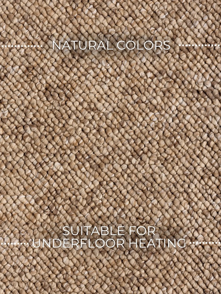 ELLE Decoration, Kusový koberec Wolly Ultra 106227 Caramel z kolekce Elle, 200x290, hnědá, ložnice
