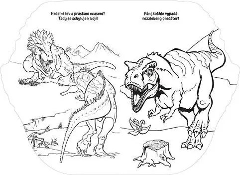 Jiri Models Moje omalovánky Dinosauři