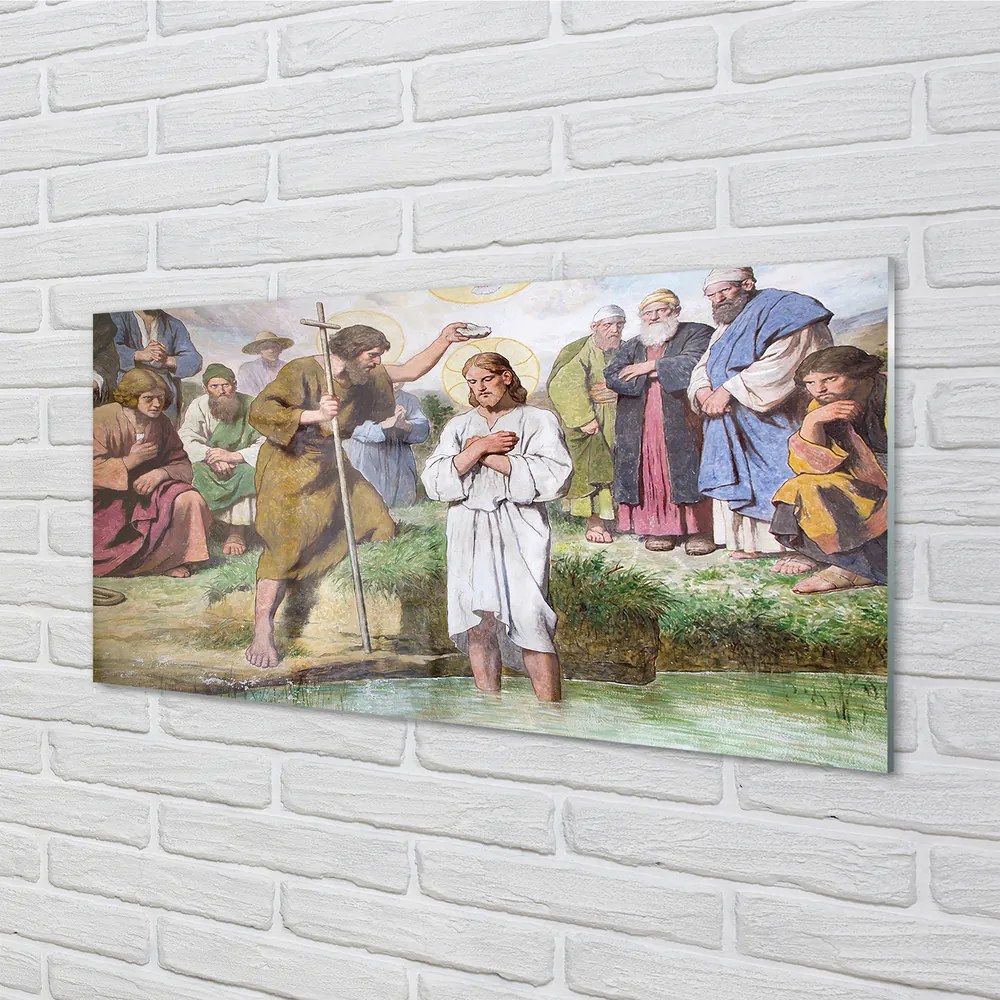 akrylový obraz obrázek Ježíše 140x70 cm