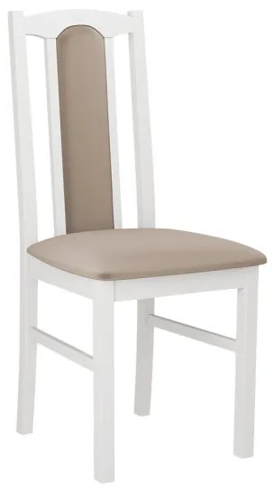 Jídelní židle Dalem VII, Barva dřeva: bílá, Potah: Hygge D20
