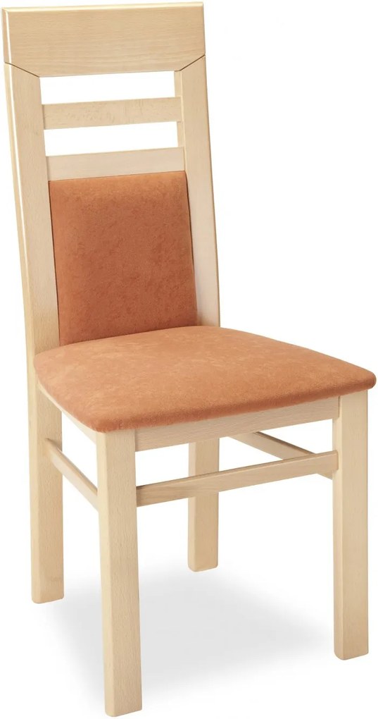 ITTC Stima Jídelní židle DUNA BASSA Odstín: Třešeň, Látka: AMBRA arancio 103