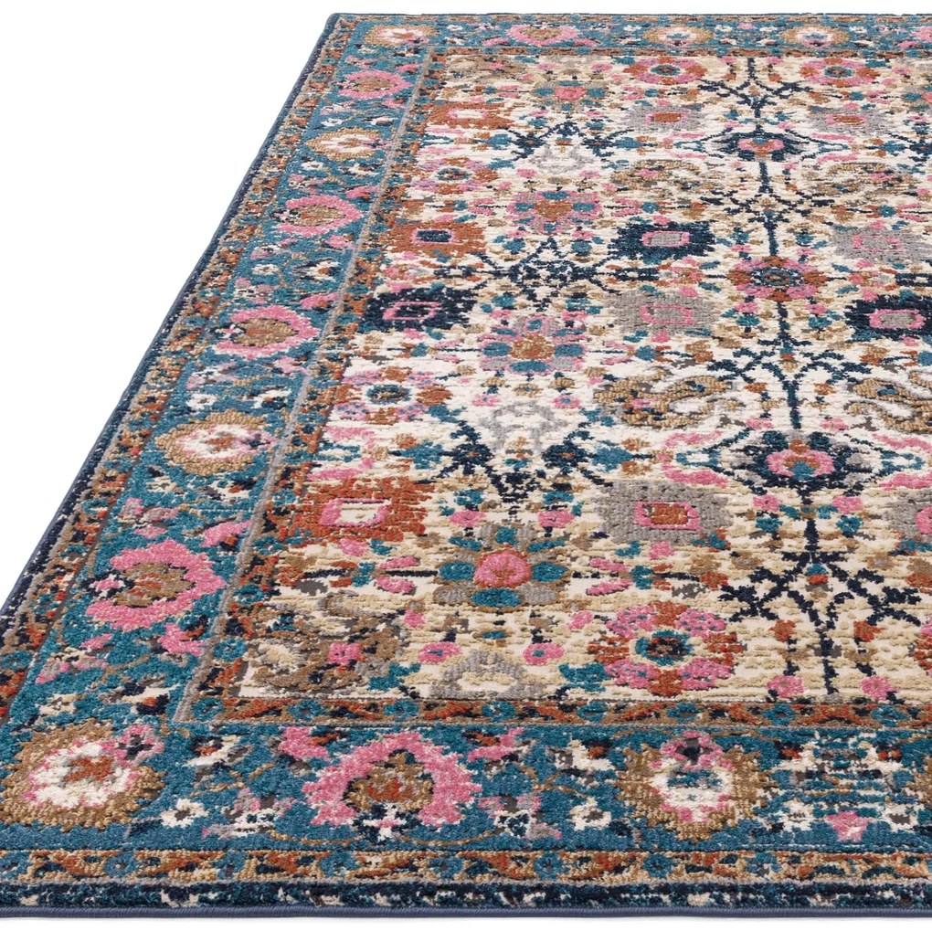Modrý koberec Cure Blue Retro Rozměry: 120x170 cm